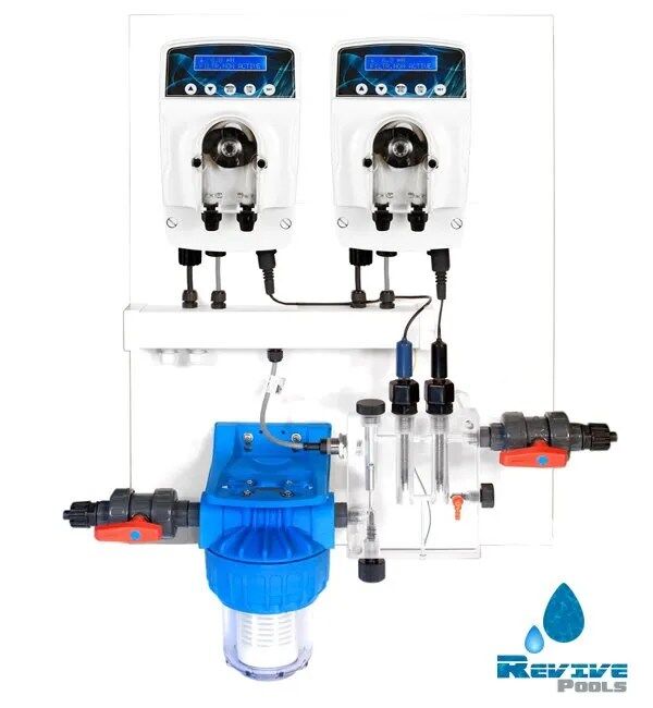 Double Controller Chlorine & PH with Filter and Mounting Board - Revive ...